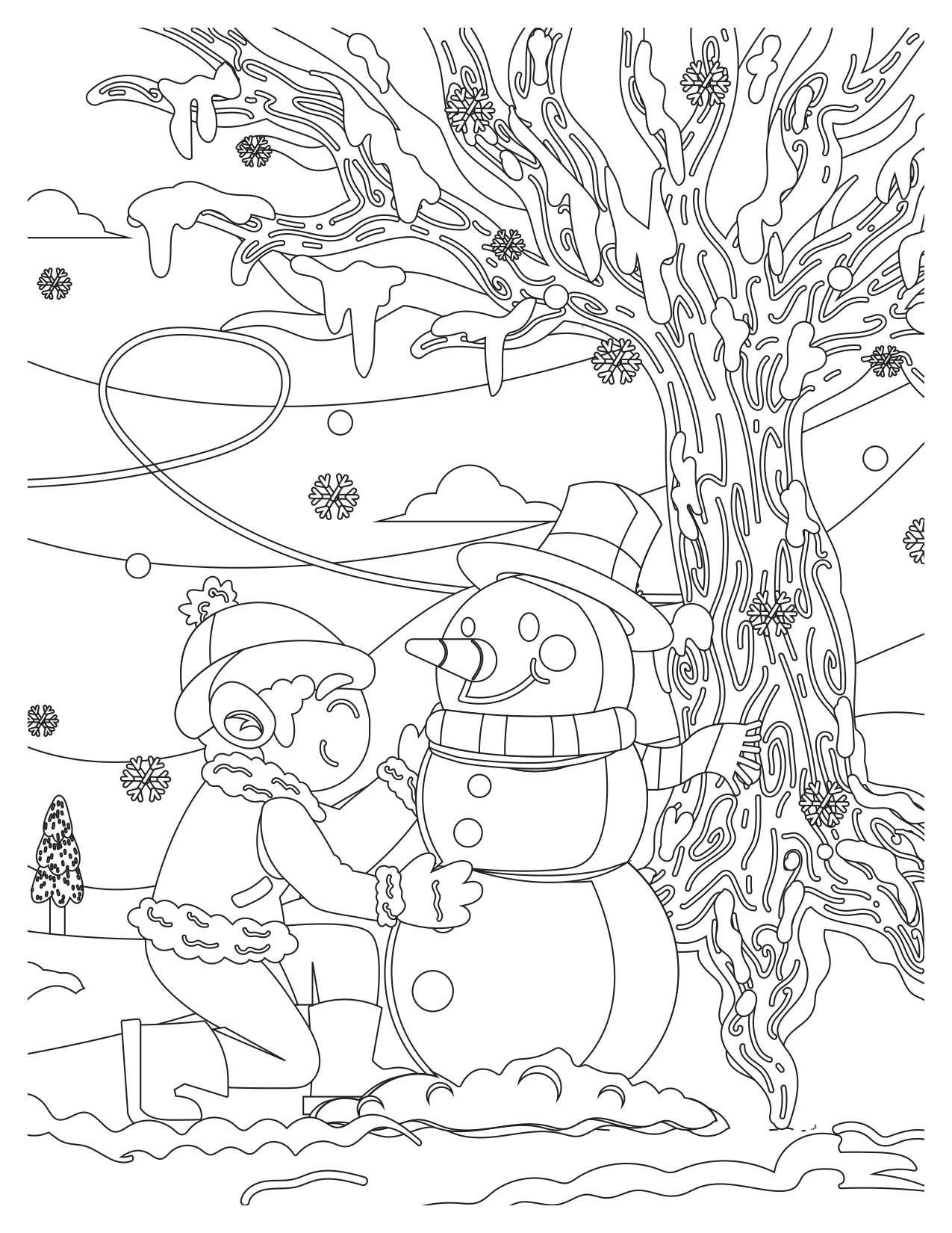 Holiday Sweater Coloring Pages: Relaxing Art Activities