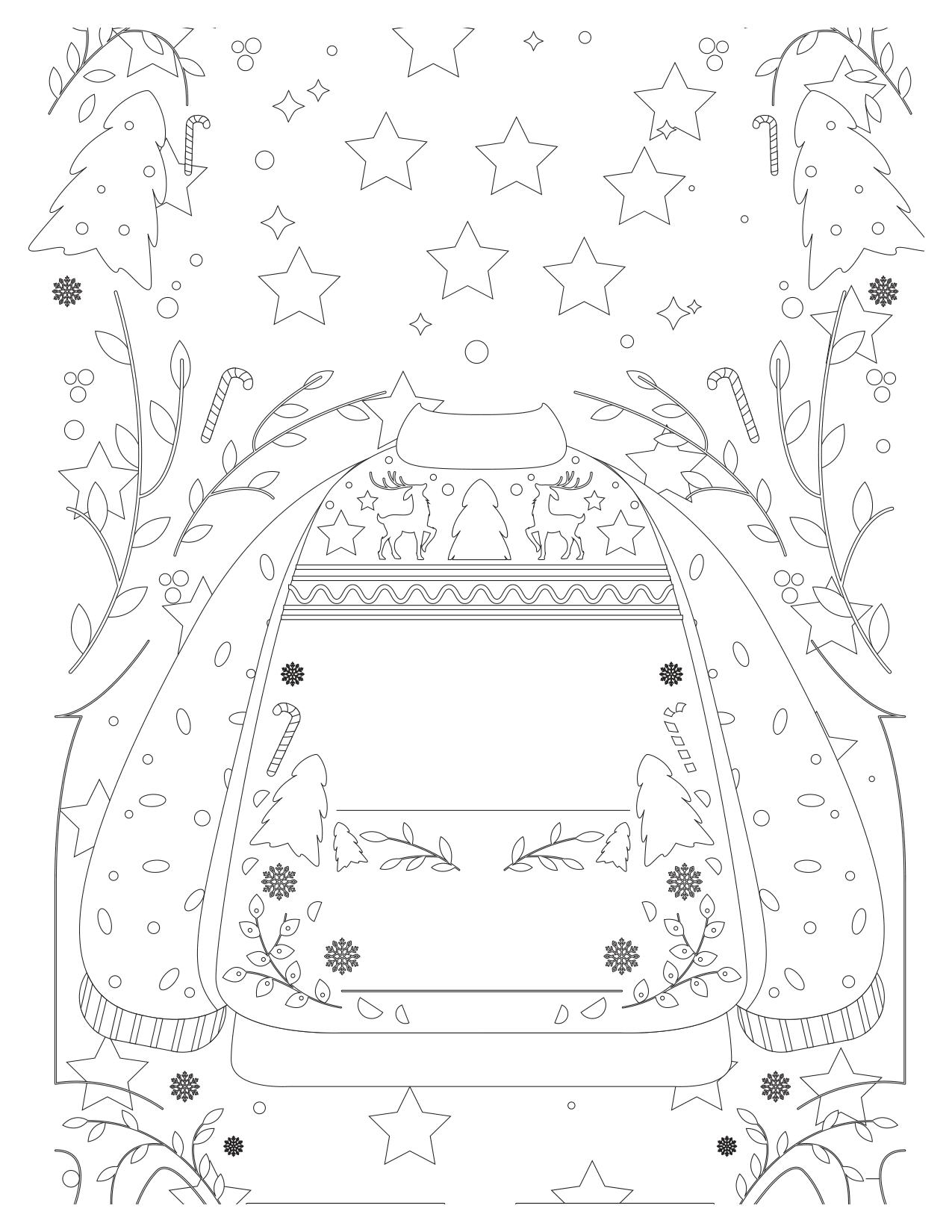 Holiday Sweater Coloring Pages: Relaxing Art Activities