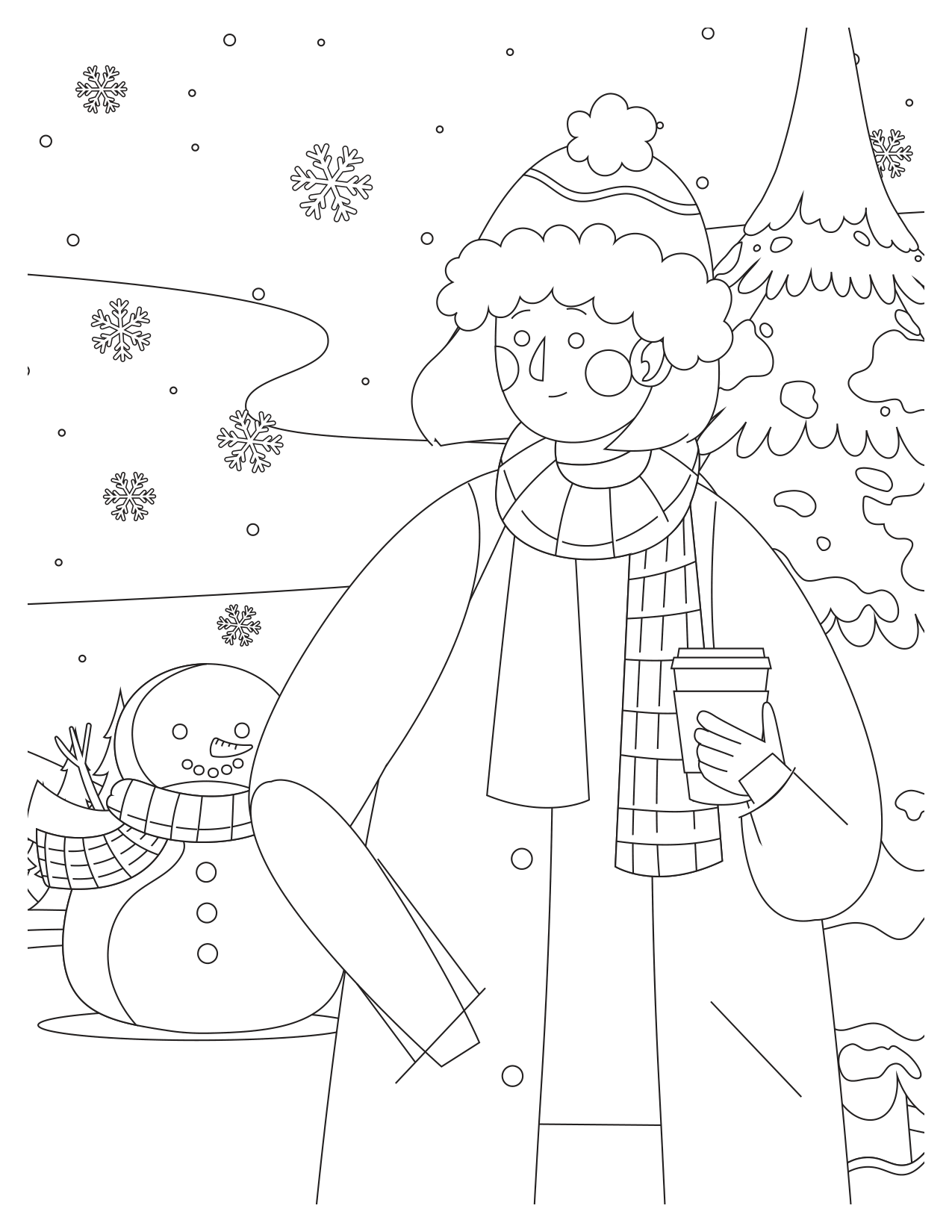Holiday Sweater Coloring Pages: Relaxing Art Activities