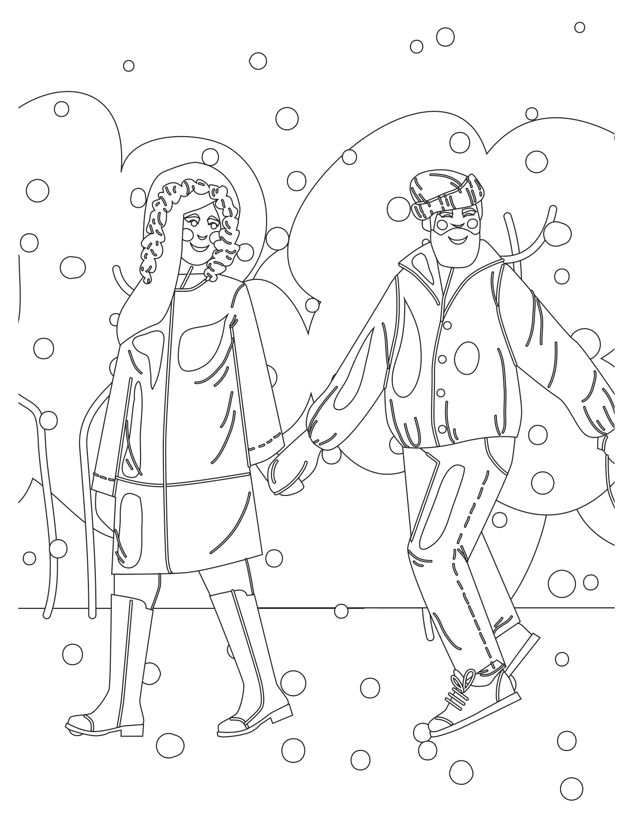 Holiday Sweater Coloring Pages: Relaxing Art Activities