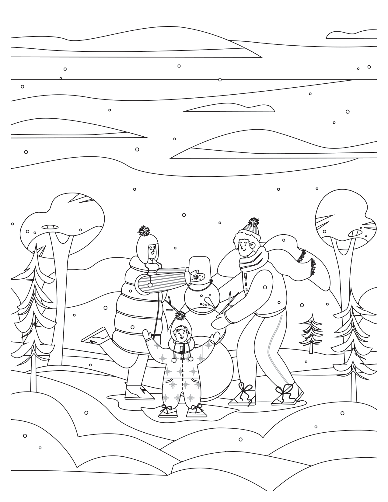 Holiday Sweater Coloring Pages: Relaxing Art Activities