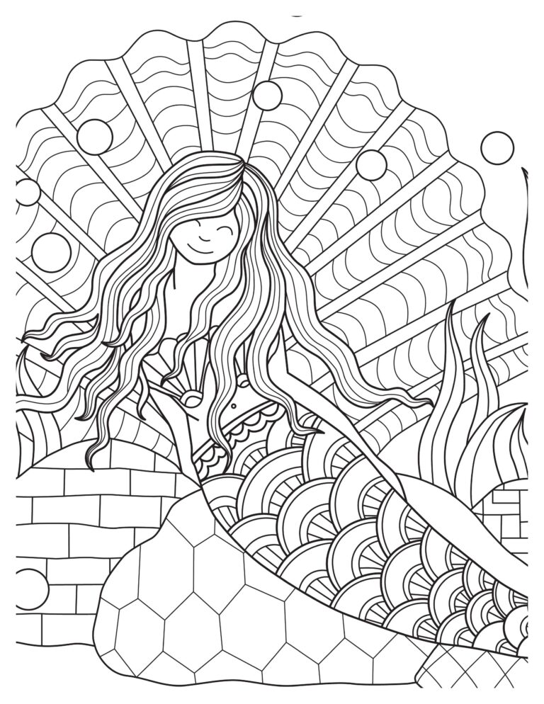 Mermaid Coloring Pages: Underwater Adventures For Kids