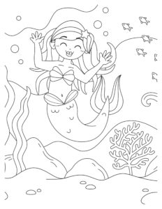 Mermaid Coloring Pages: Underwater Adventures For Kids
