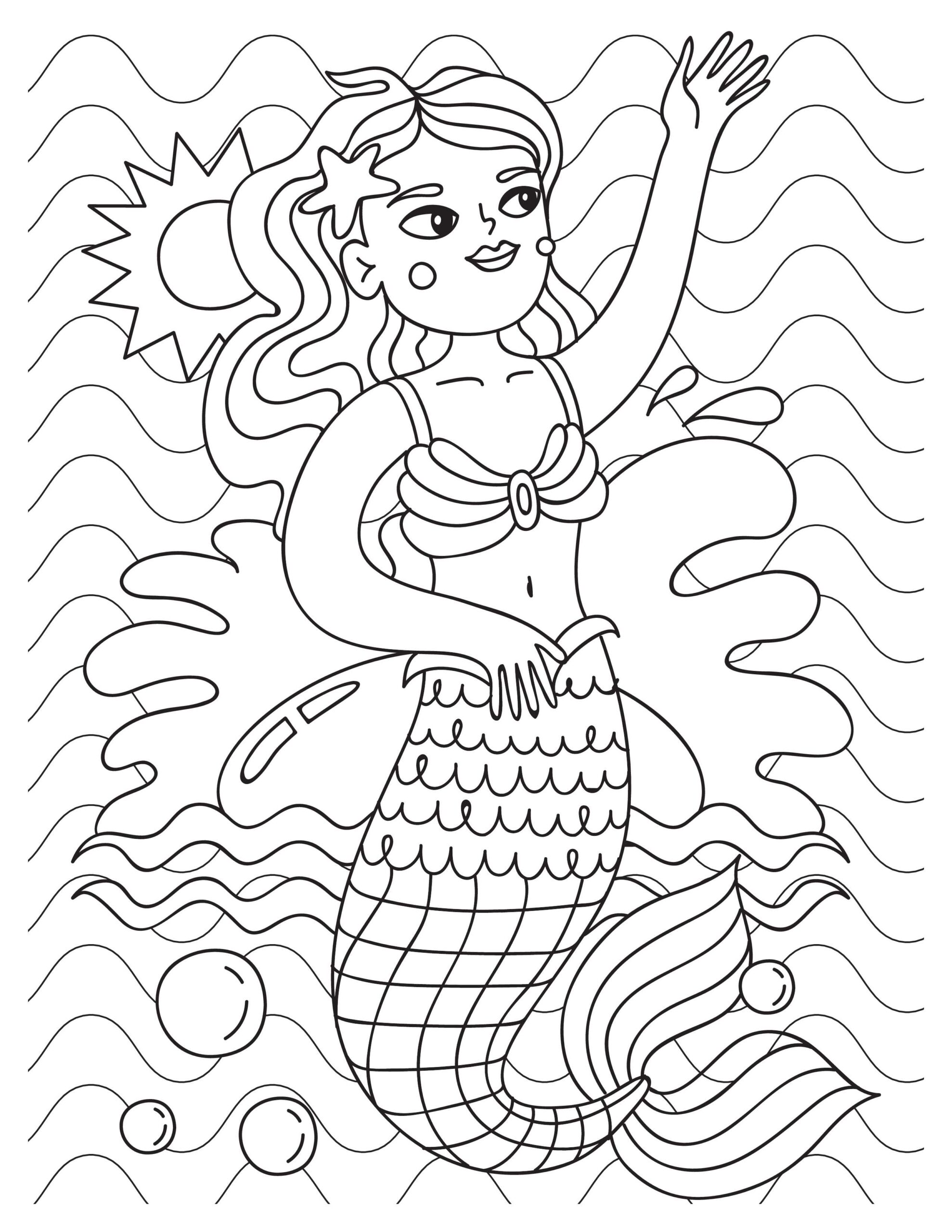 Mermaid Coloring Pages: Underwater Adventures For Kids