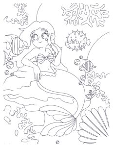 Mermaid Coloring Pages: Underwater Adventures For Kids