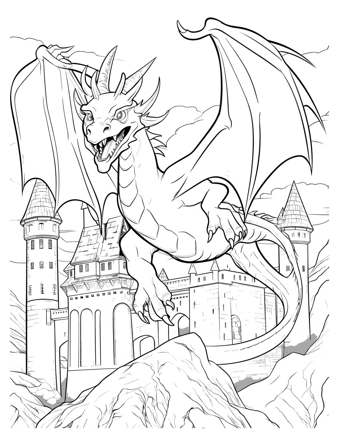 Dragon Dream Coloring Pages: Let Your Imagination Soar!