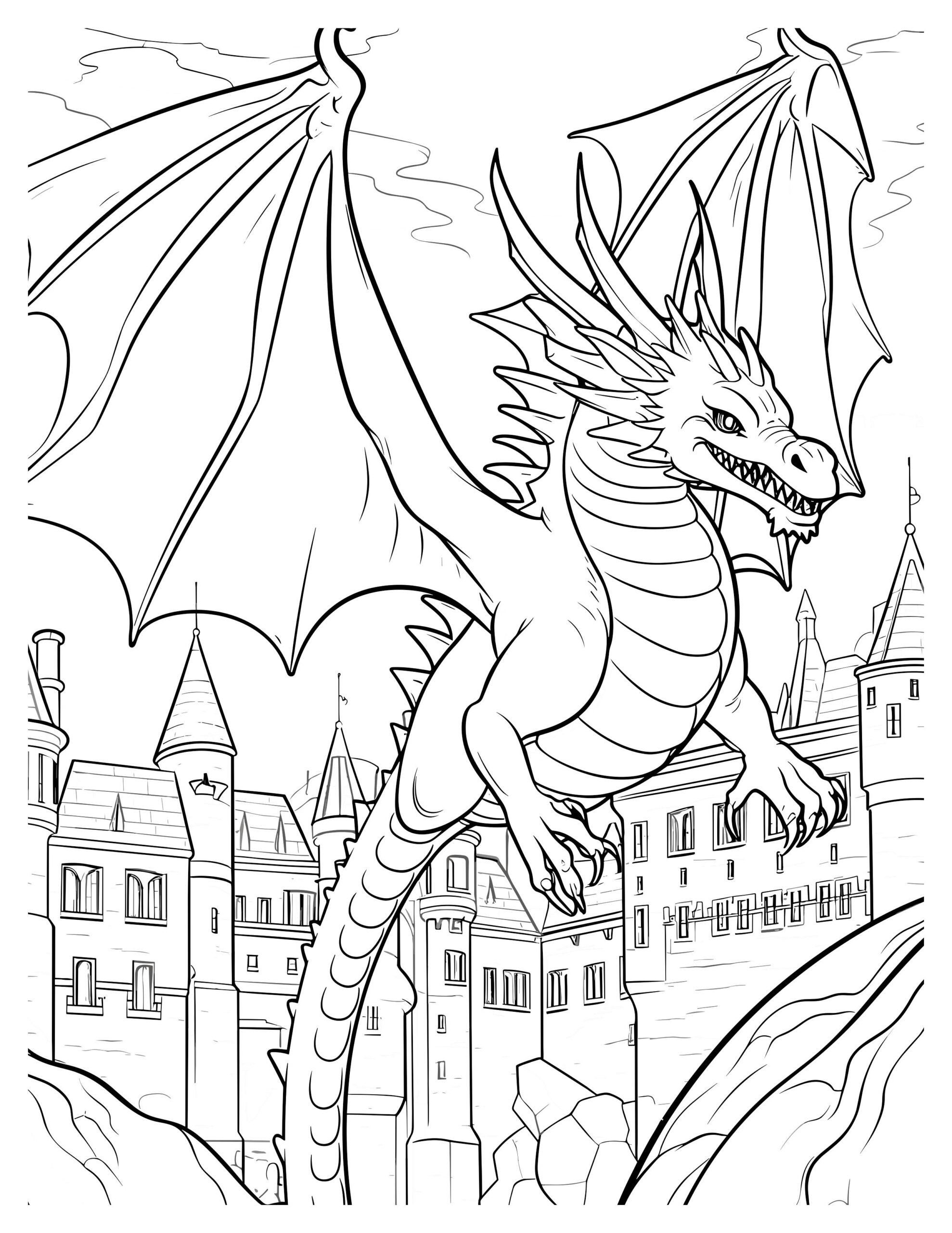 Dragon Dream Coloring Pages: Let Your Imagination Soar!