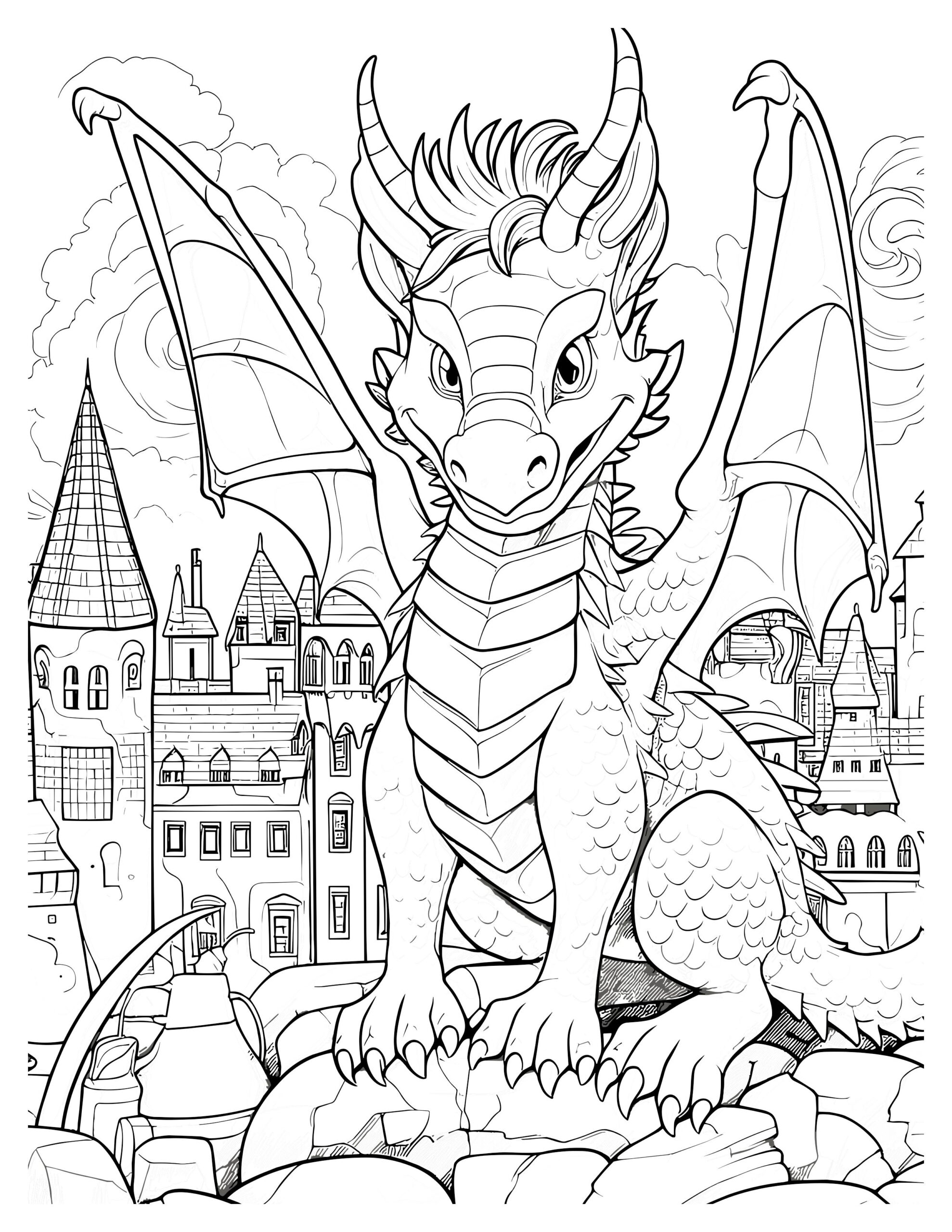 Dragon Dream Coloring Pages: Let Your Imagination Soar!