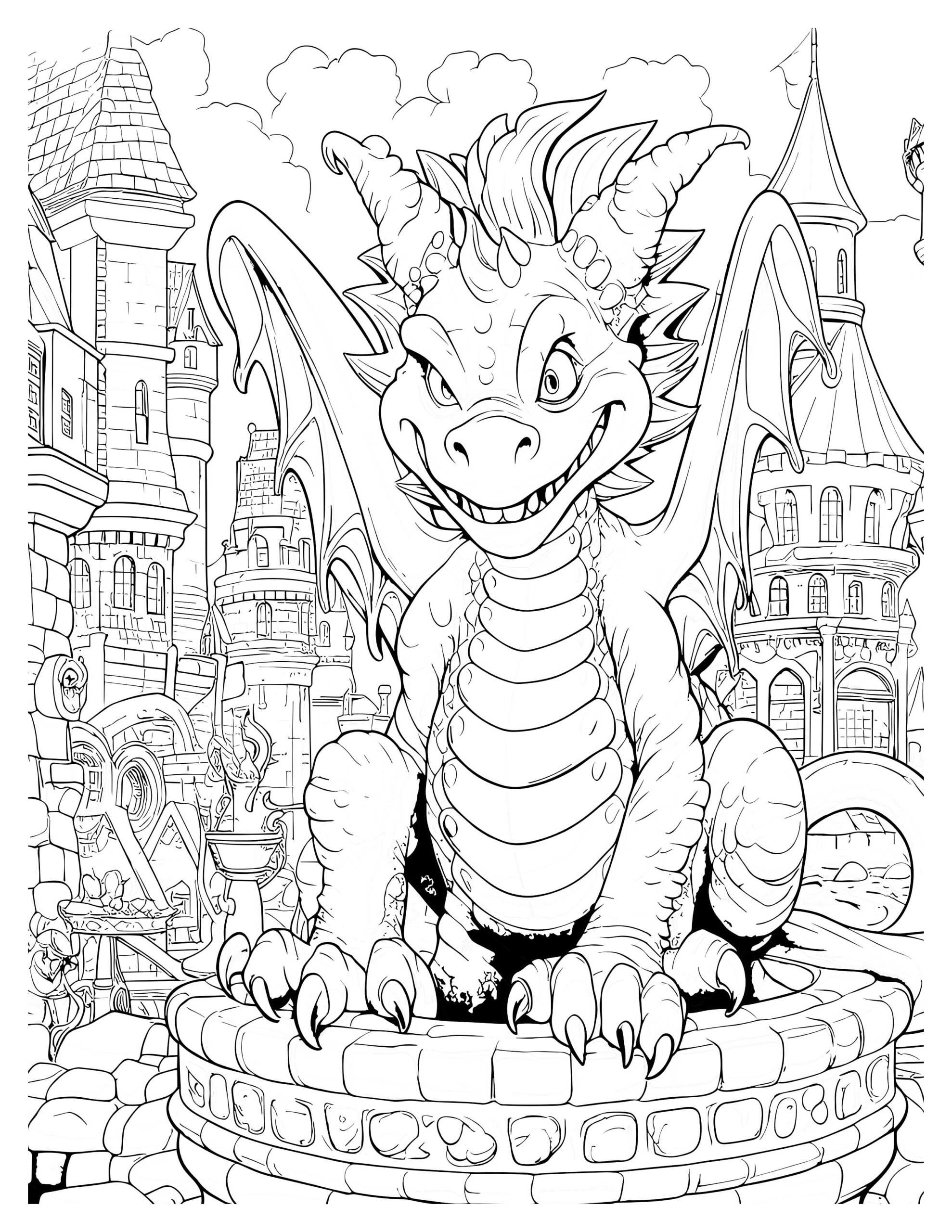 Dragon Dream Coloring Pages: Let Your Imagination Soar!