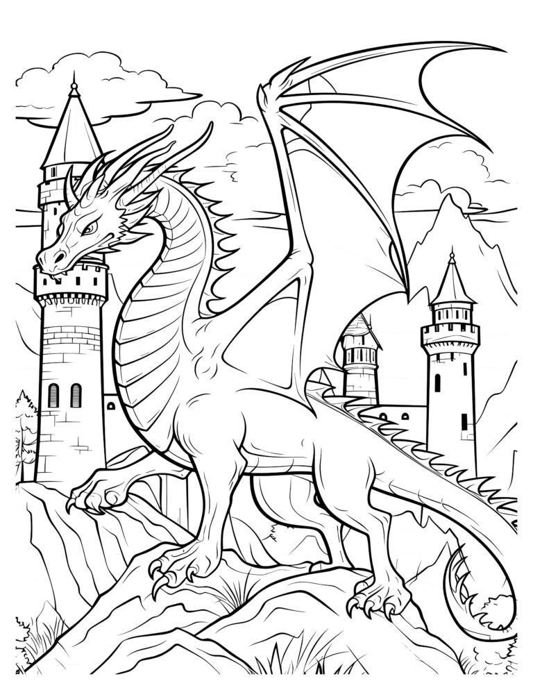 Dragon Dream Coloring Pages: Let Your Imagination Soar!