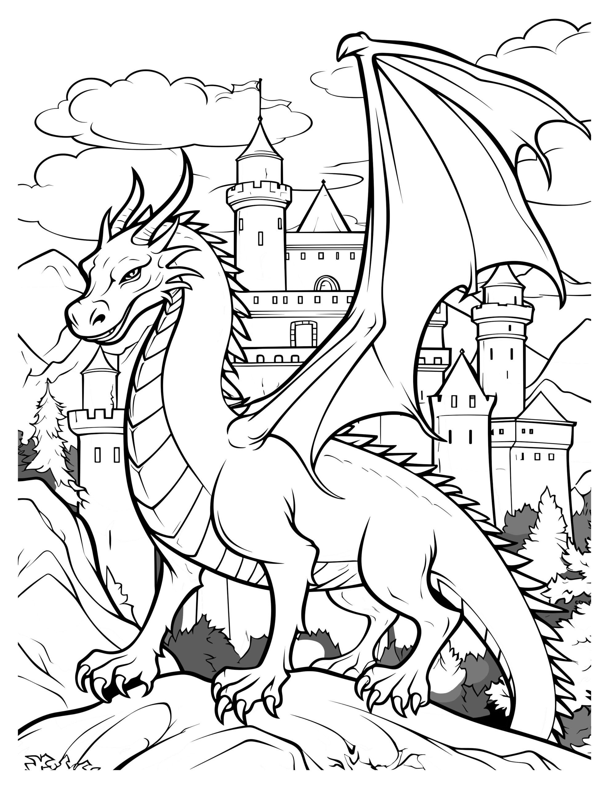 Dragon Dream Coloring Pages: Let Your Imagination Soar!