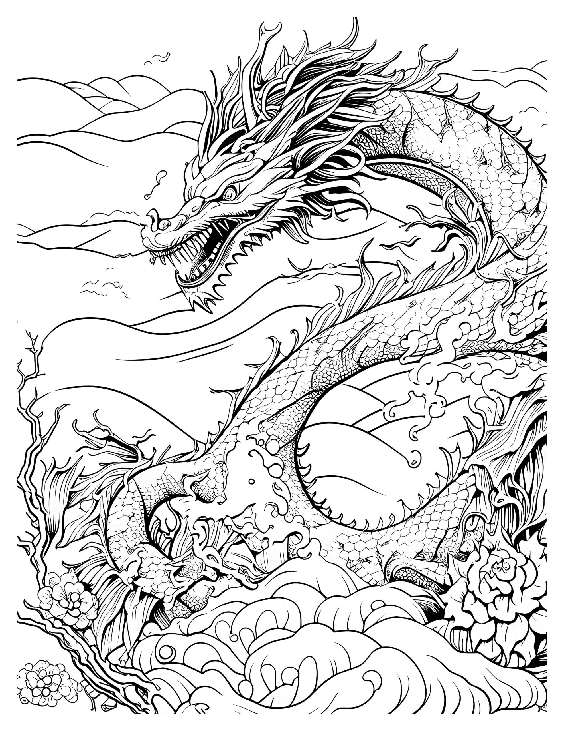 Dragon Dream Coloring Pages: Let Your Imagination Soar!