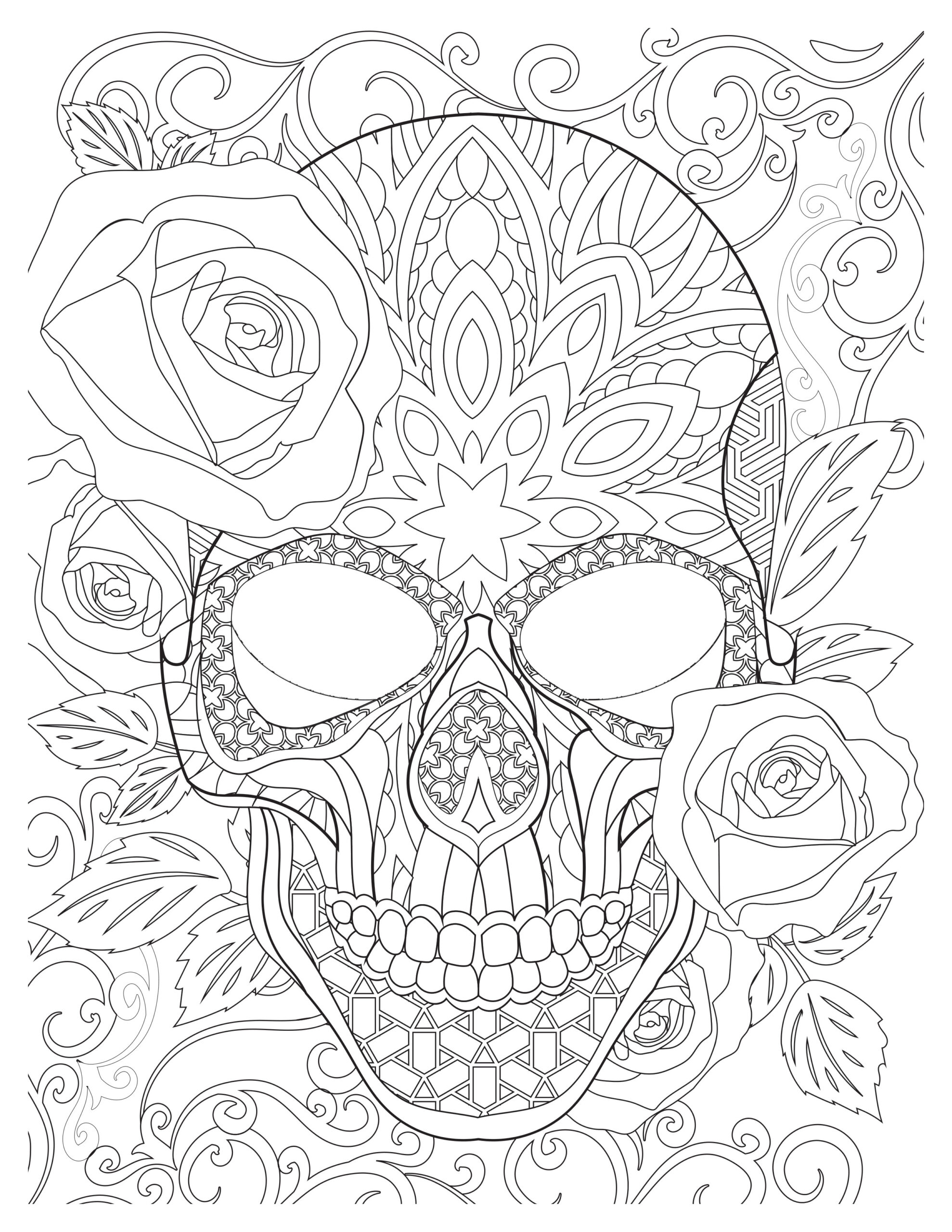 "Skull Coloring Pages: Spooky Fun for All!"