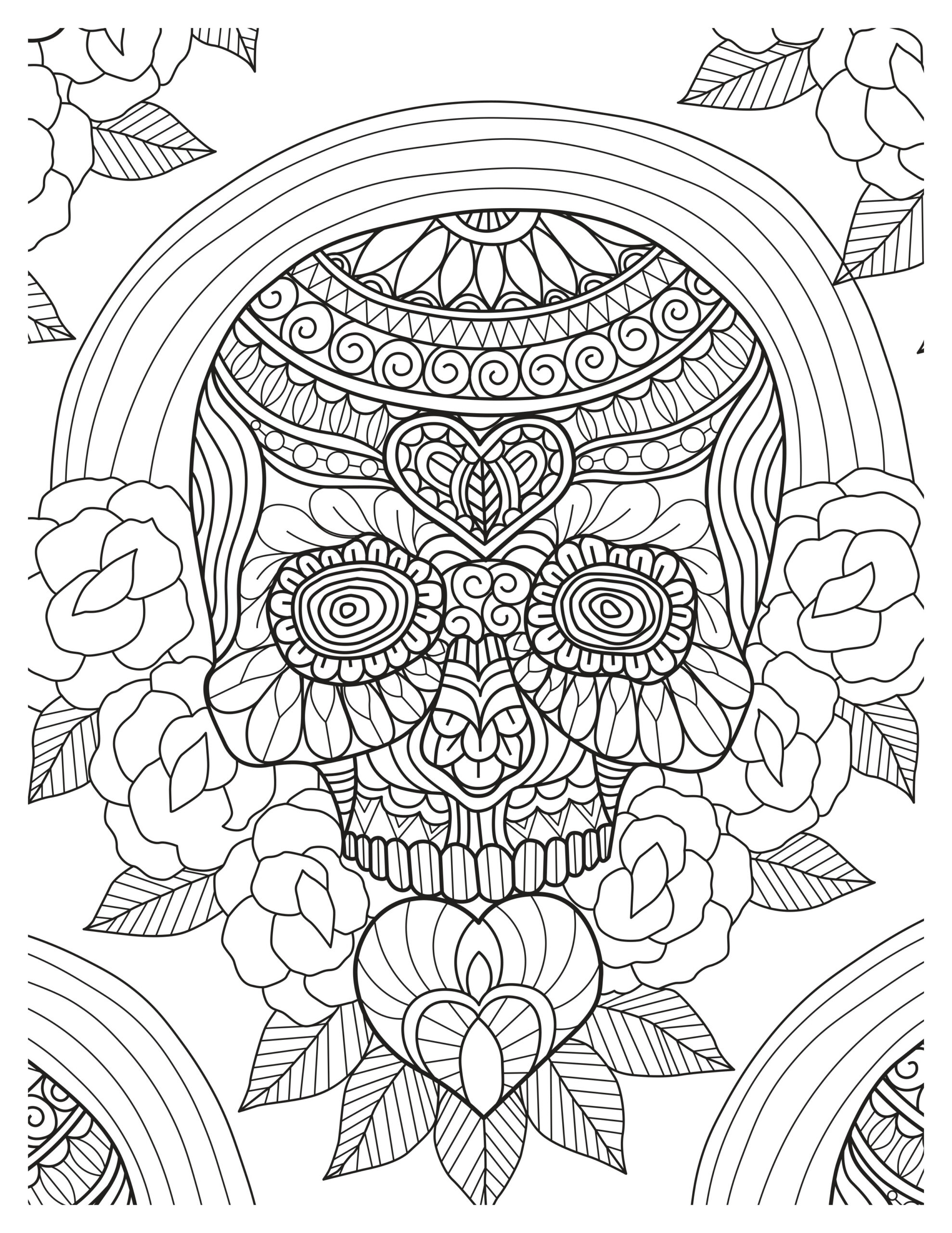 "Skull Coloring Pages: Spooky Fun for All!"