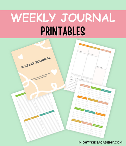 Reflective Rhythms | Weekly Journal Printable for Mindful Living