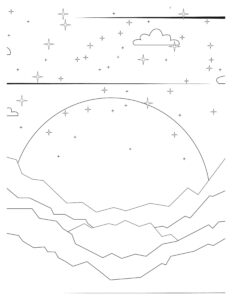 Celestial Skies Coloring Pages: Printable Heavenly Designs