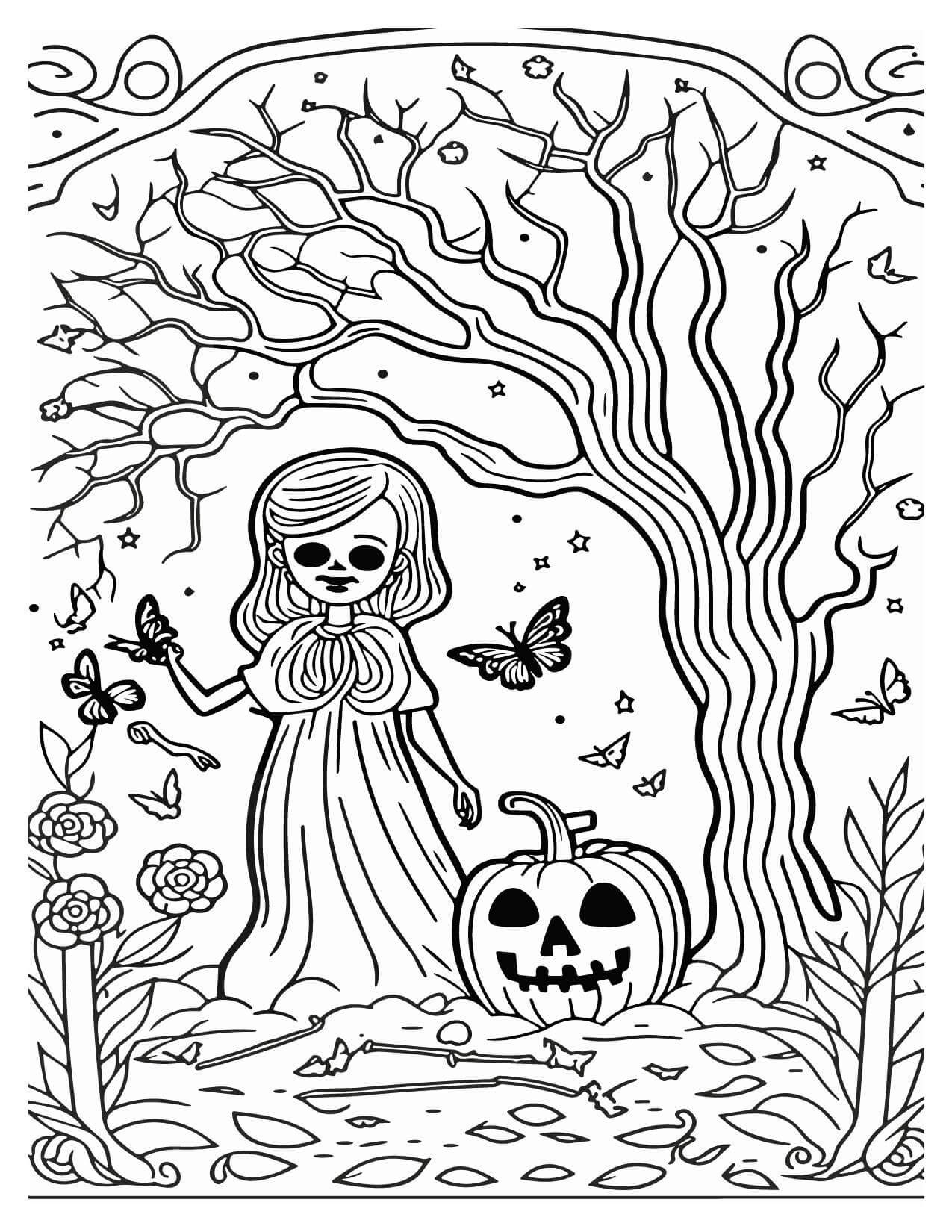 Halloween Coloring Pages | Get Creepy Creativity