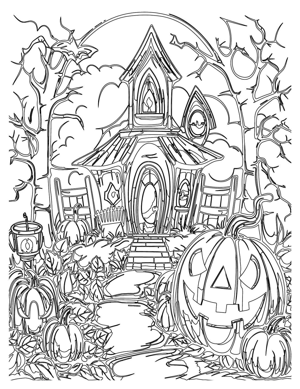 Halloween Coloring Pages | Get Creepy Creativity