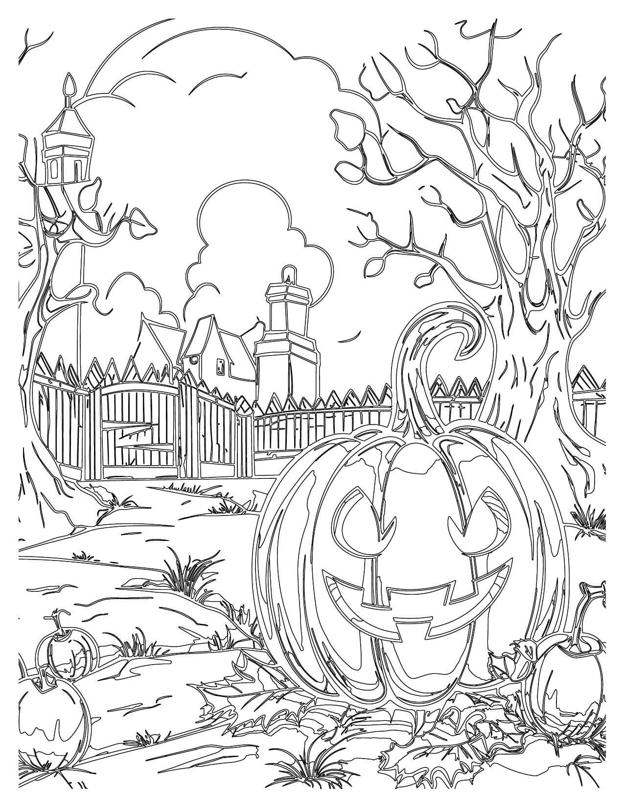 Halloween Coloring Pages | Get Creepy Creativity