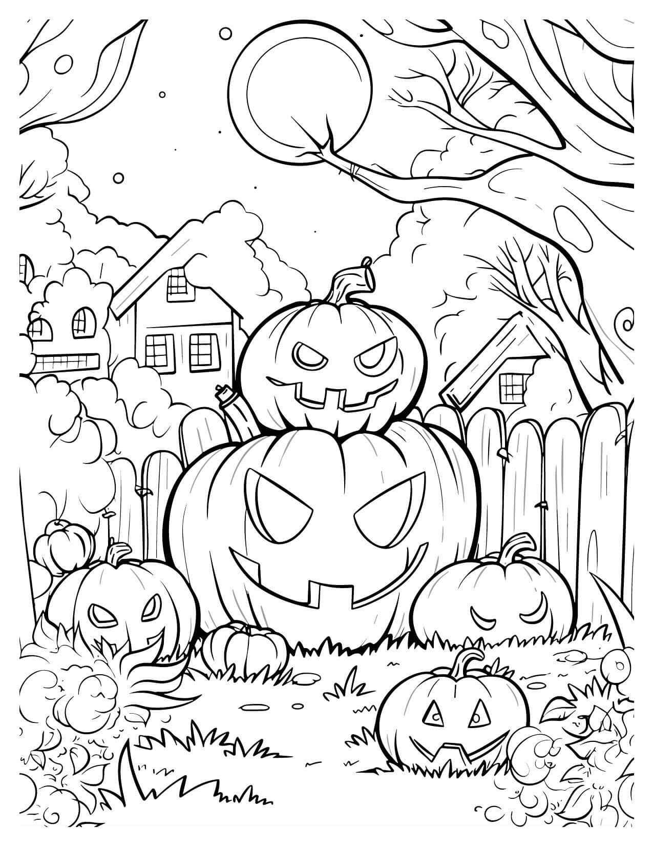 Halloween Coloring Pages | Get Creepy Creativity