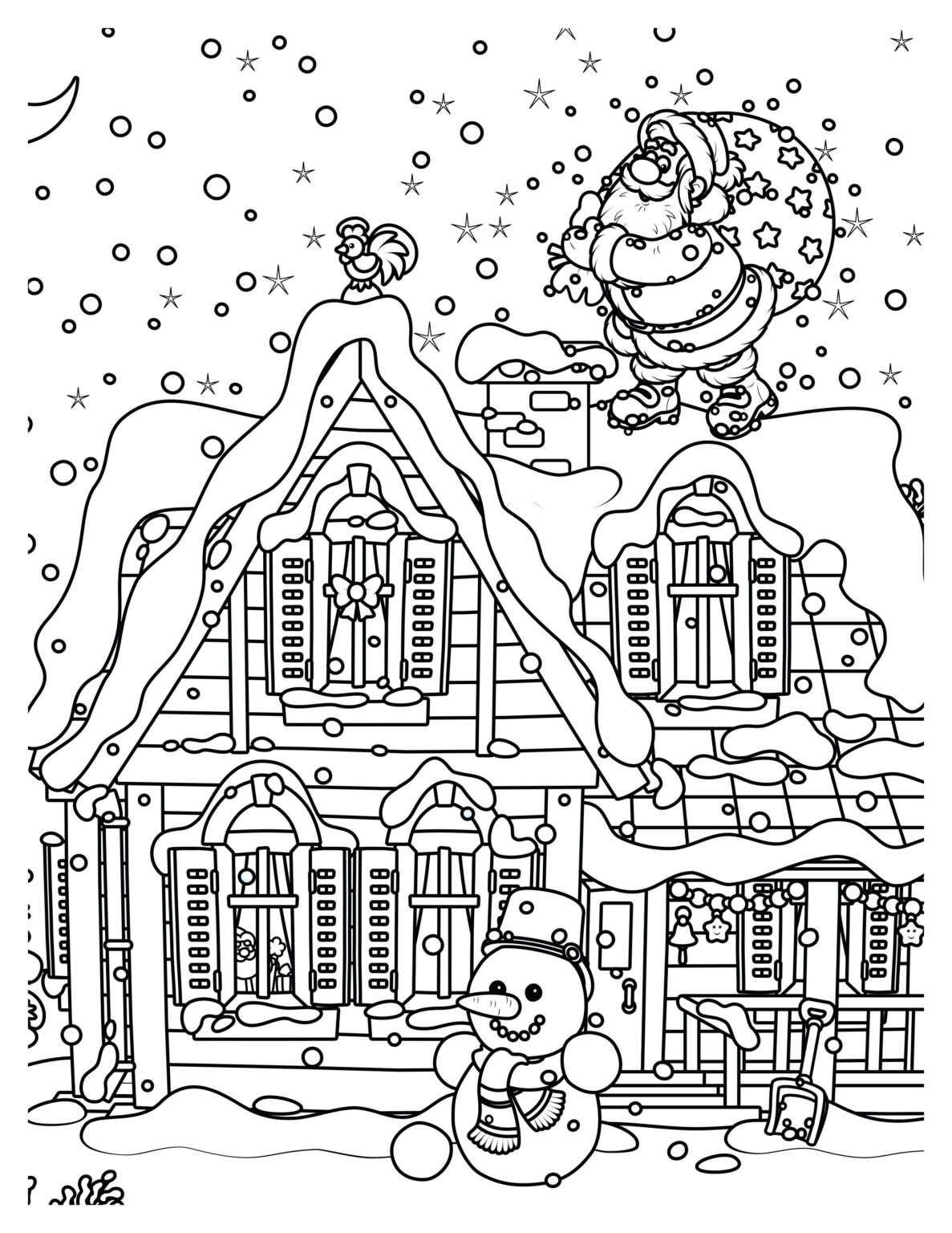 Winter Wonderland Coloring Pages: Explore Enchanting Designs