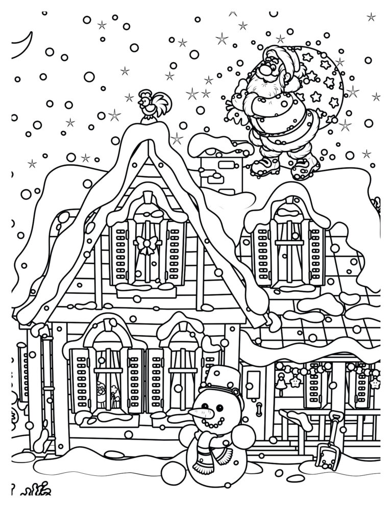 Winter Wonderland Coloring Pages: Explore Enchanting Designs
