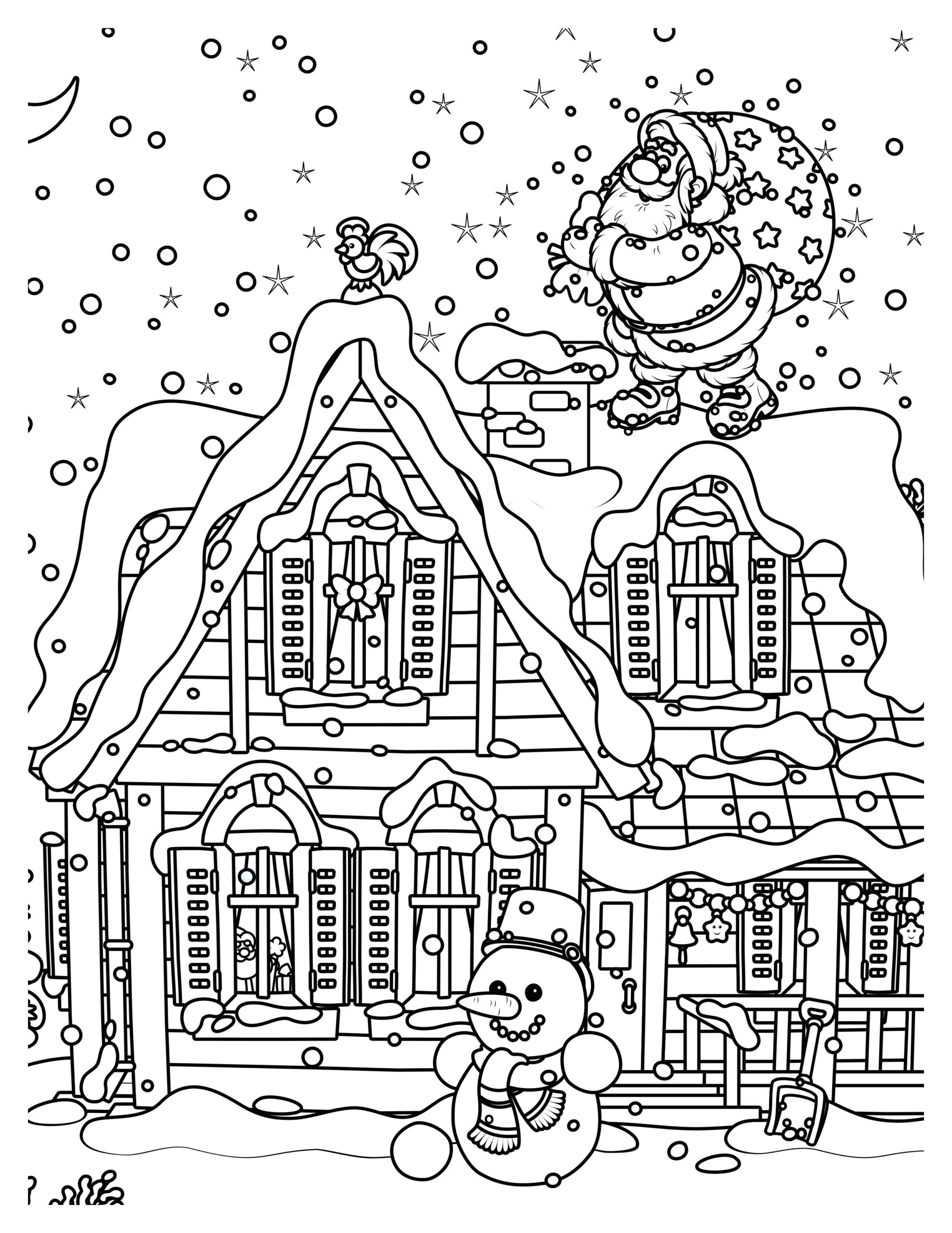 Winter Wonderland Coloring Pages: Explore Enchanting Designs