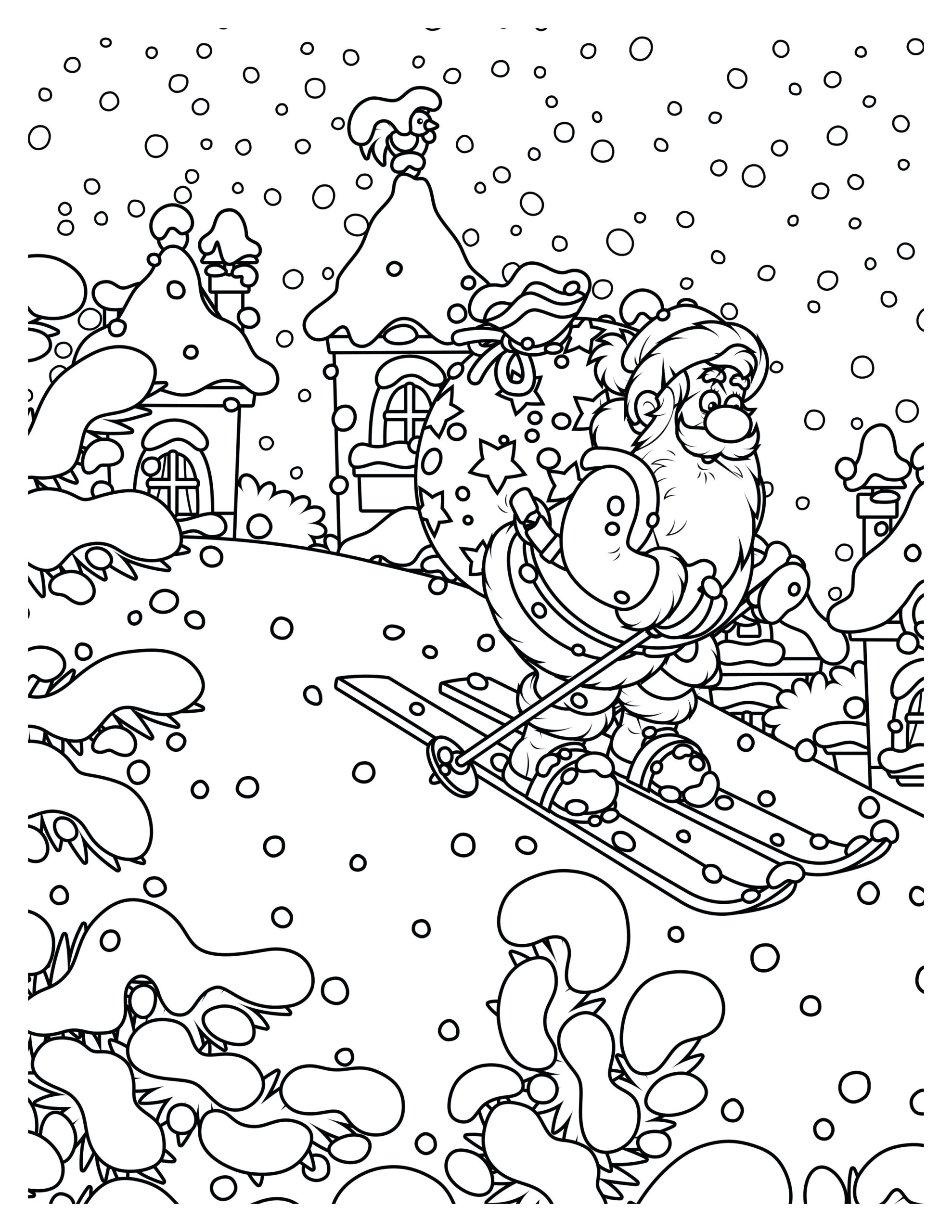 Winter Wonderland Coloring Pages: Explore Enchanting Designs