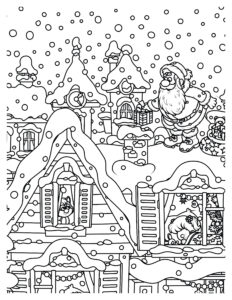 Winter Wonderland Coloring Pages: Explore Enchanting Designs
