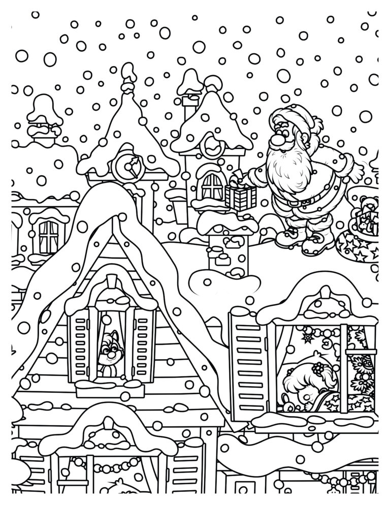 Winter Wonderland Coloring Pages: Explore Enchanting Designs