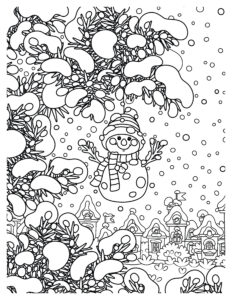 Winter Wonderland Coloring Pages: Explore Enchanting Designs