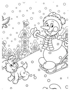 Winter Wonderland Coloring Pages: Explore Enchanting Designs