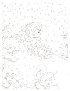 Winter Wonderland Coloring Pages: Explore Enchanting Designs