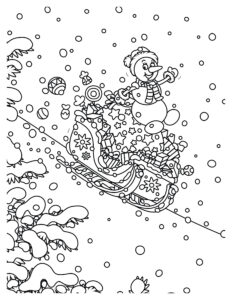 Winter Wonderland Coloring Pages: Explore Enchanting Designs