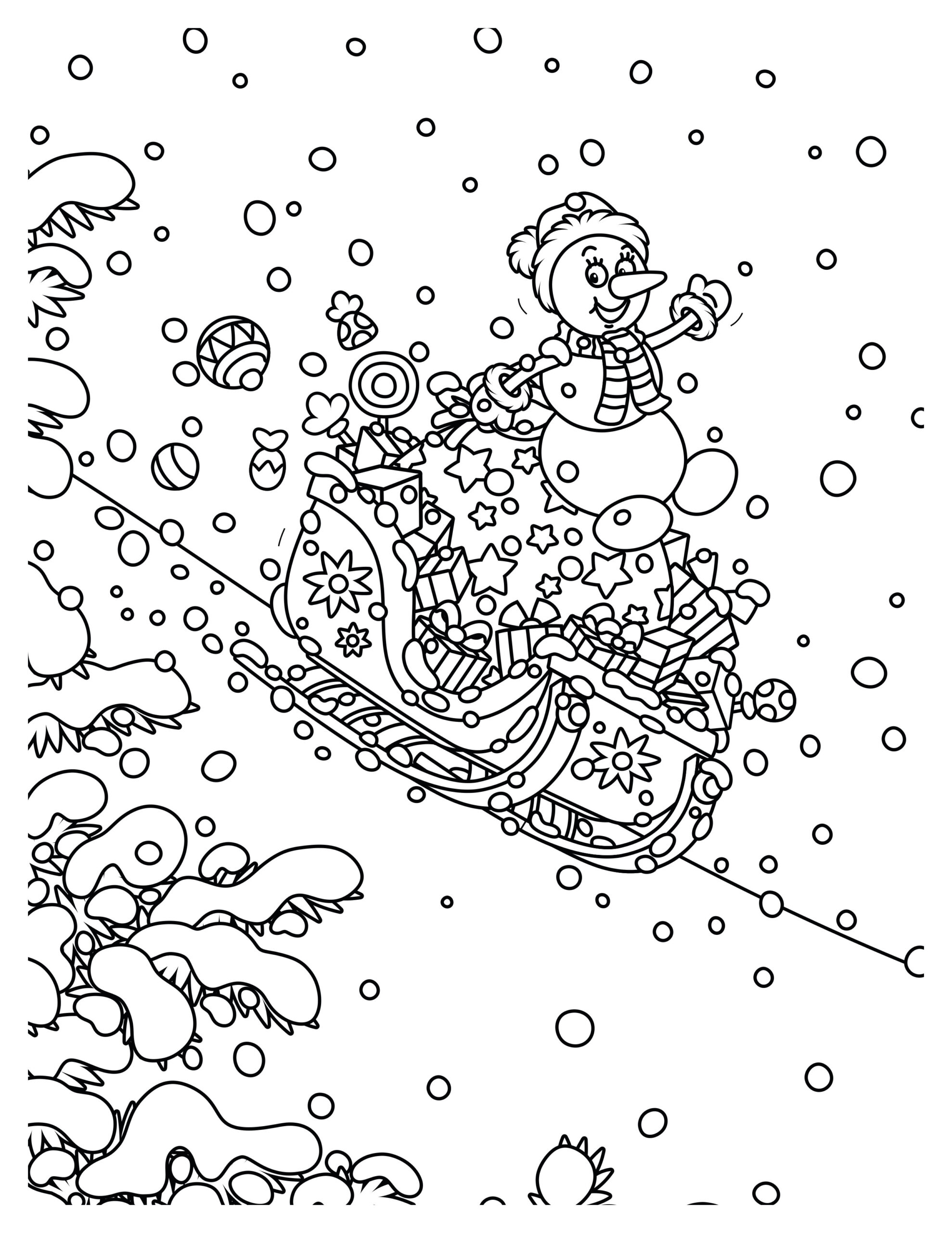 Winter Wonderland Coloring Pages: Explore Enchanting Designs