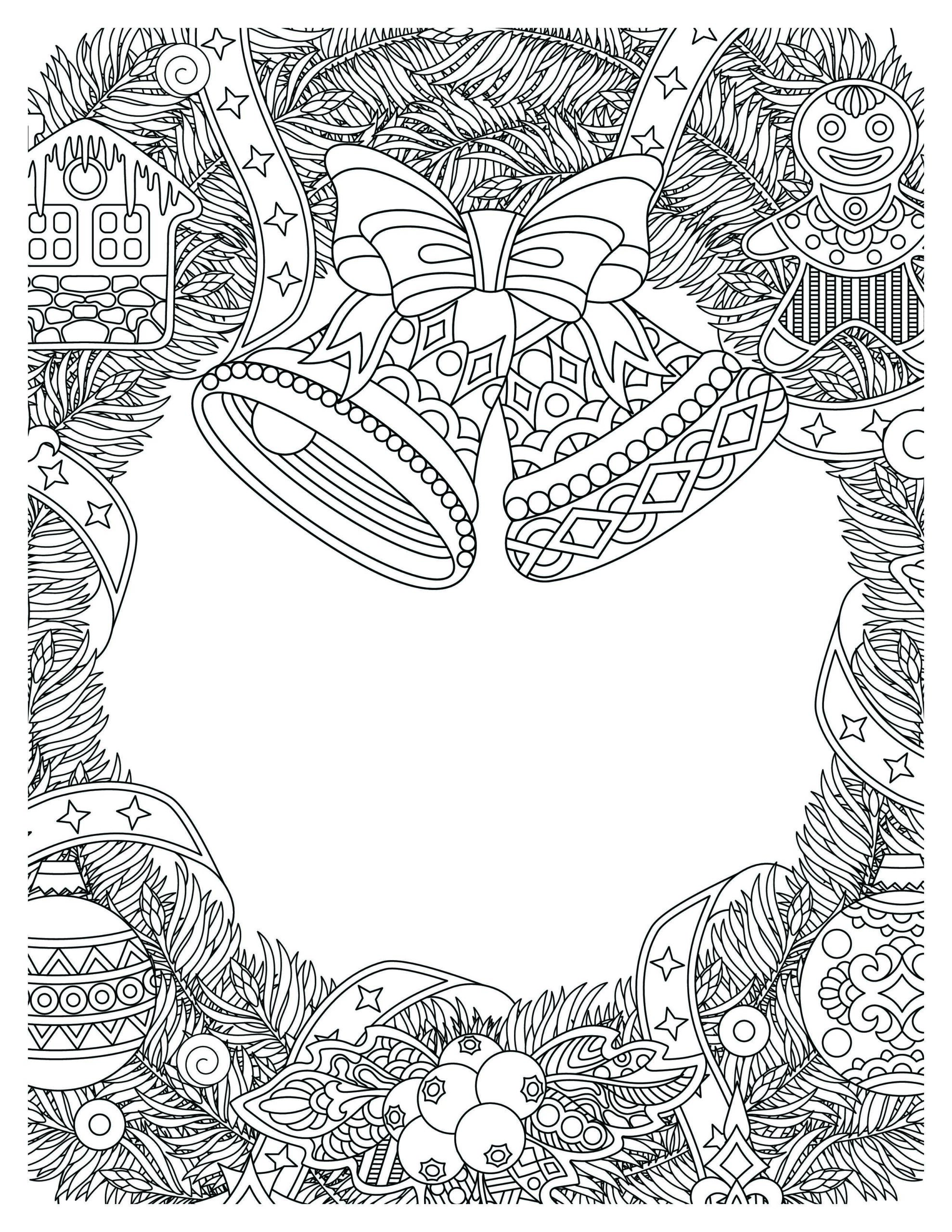 Holiday Wreath Coloring Pages | Get Creative Now!