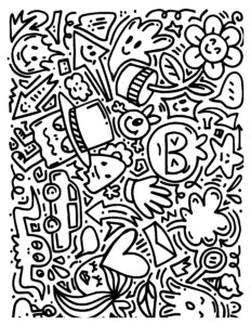 Doodles Coloring Pages: Printable Fun And Whimsical Designs