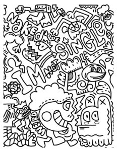 Doodles Coloring Pages: Printable Fun And Whimsical Designs
