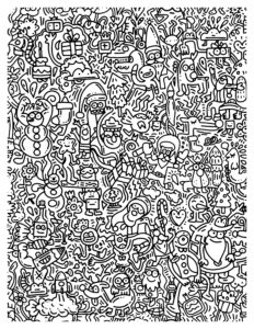 Doodles Coloring Pages: Printable Fun And Whimsical Designs