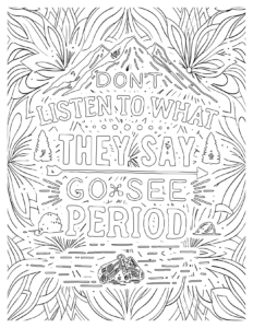 Nature Quote Coloring Pages: Creative Inspirations Await