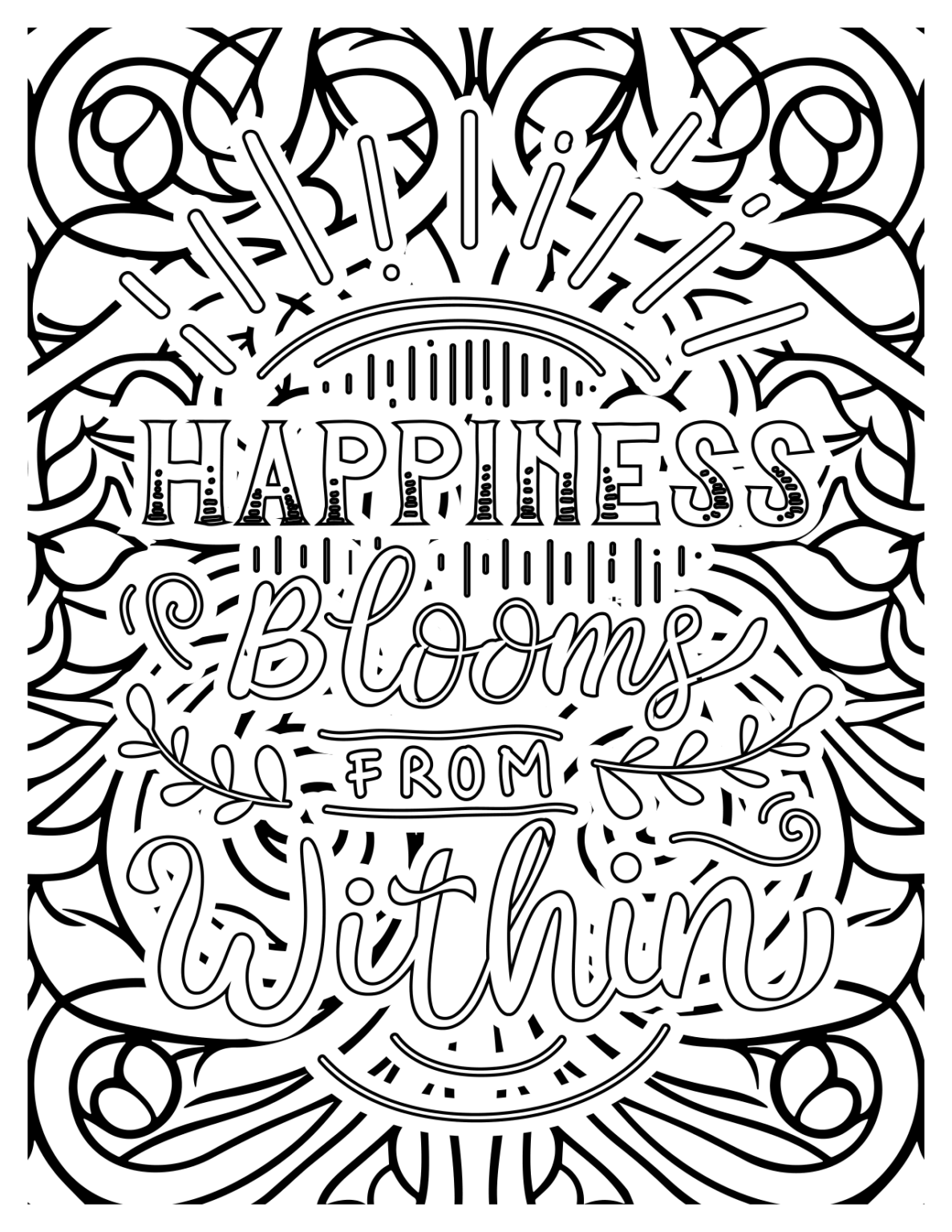 Nature Quote Coloring Pages: Creative Inspirations Await