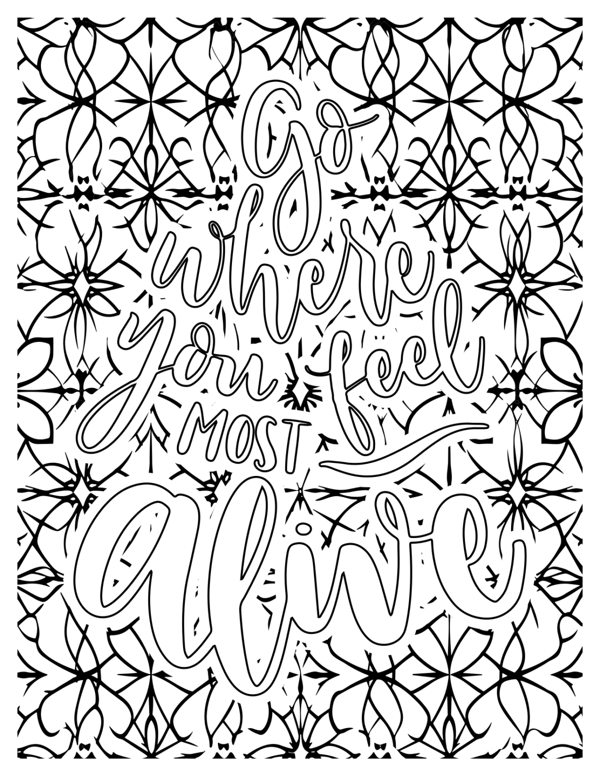 Nature Quote Coloring Pages: Creative Inspirations Await