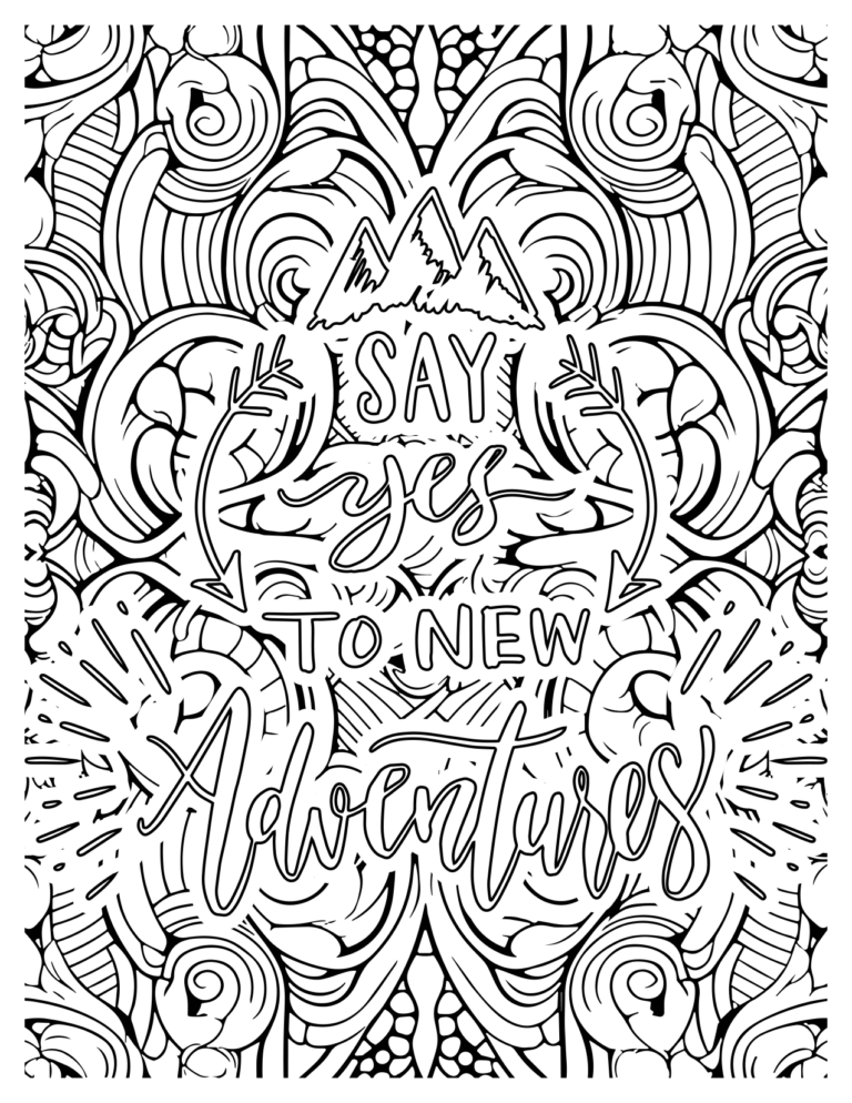 Nature Quote Coloring Pages: Creative Inspirations Await