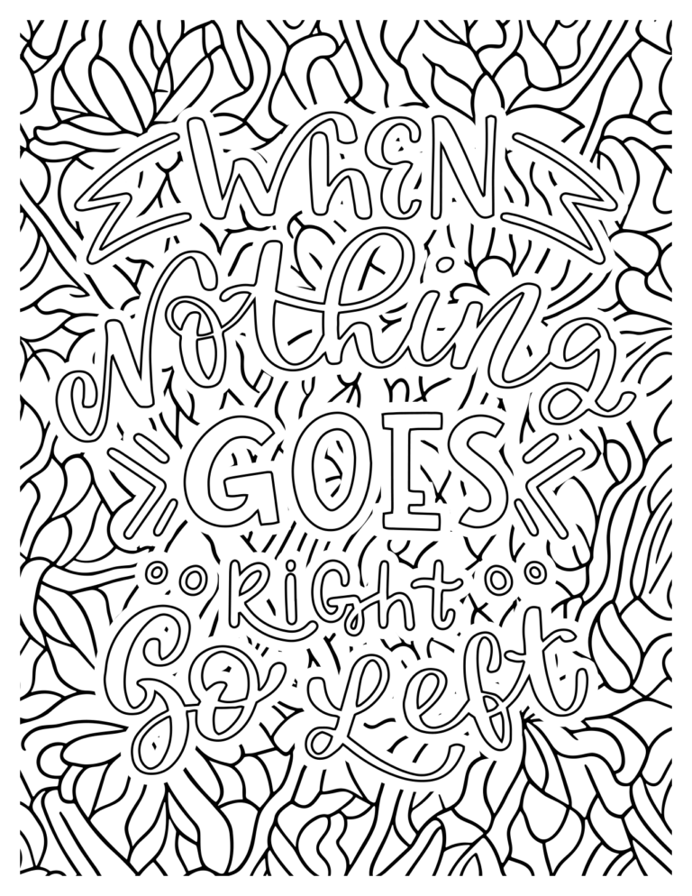 Nature Quote Coloring Pages: Creative Inspirations Await