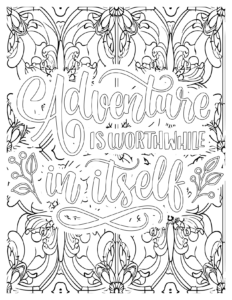 Nature Quote Coloring Pages: Creative Inspirations Await