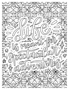 Nature Quote Coloring Pages: Creative Inspirations Await