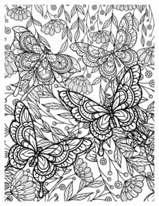 Whimsical Butterfly Coloring Pages - Artistic Inspiration Awaits