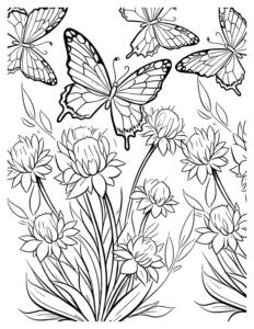 Whimsical Butterfly Coloring Pages - Artistic Inspiration Awaits