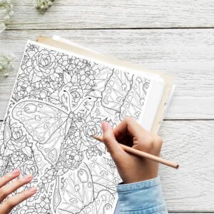 Mindfulness Moment Coloring Pages: Find Peace in Every Stroke
