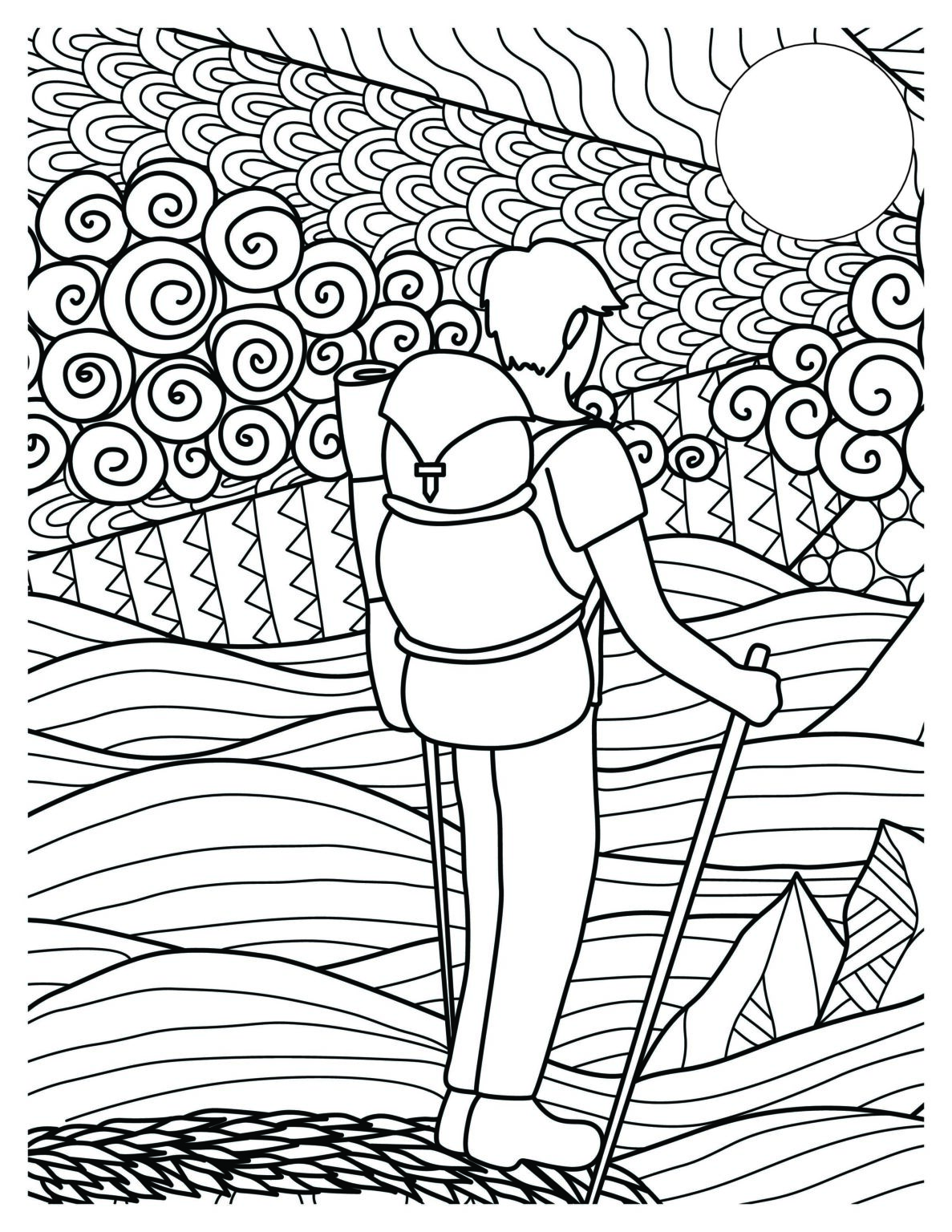 Mindfulness Moment Coloring Pages: Find Peace in Every Stroke